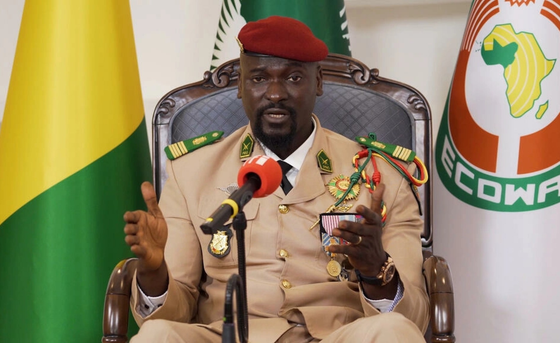Guinée: Mamady Doumbouya réaffirme son départ à la fin de la transition ...